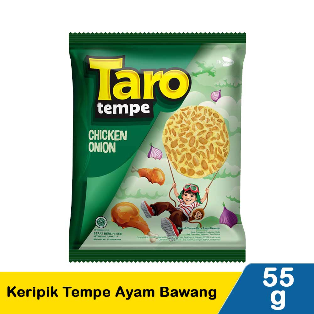 Jual Taro Keripik Tempe 55gr | Shopee Indonesia
