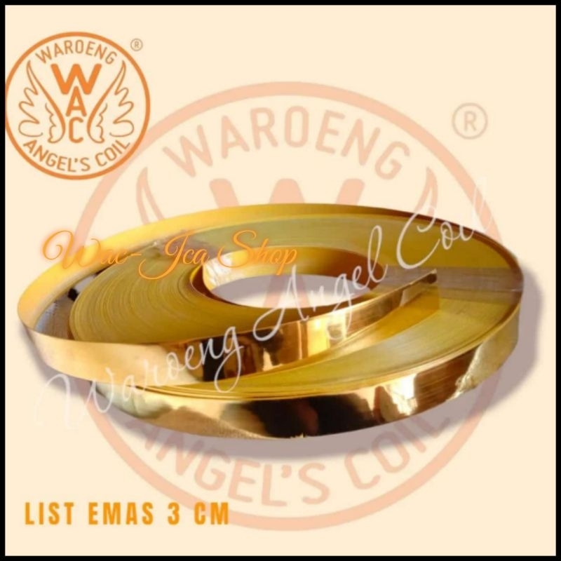 Jual List Emas 3CM/1 Meter | Shopee Indonesia