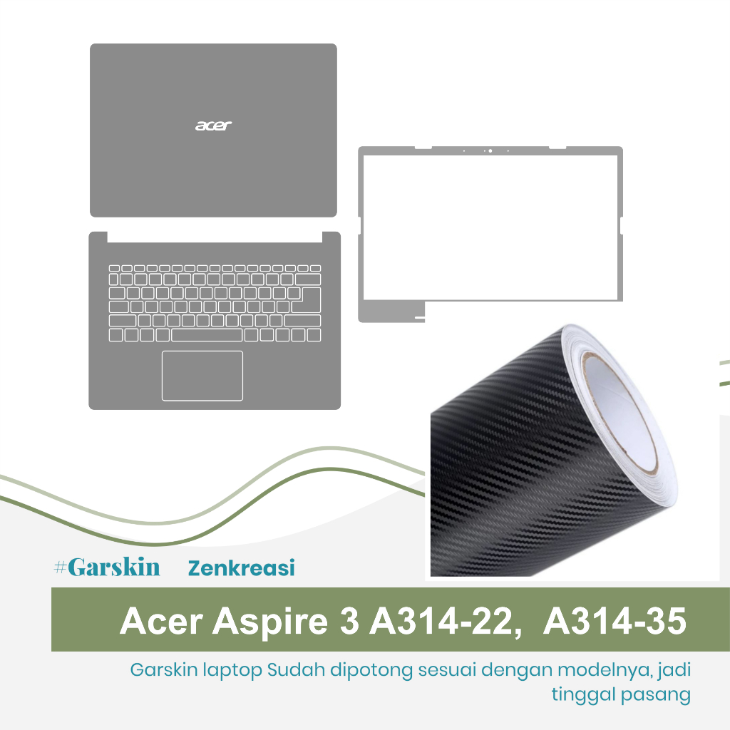Jual Garskin Laptop Acer Aspire 3 A314-22, A314 Aspire 1 A114-21 N20Q1 | Shopee Indonesia