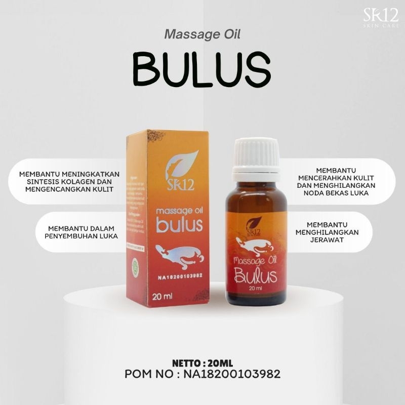 Jual MINYAK BULUS SR12 WANGI MELATI BPOM 20ML ATASI MASALAH KULIT ...
