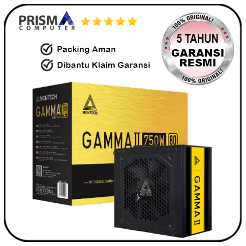 Jual PSU MONTECH GAMMA II 750W GOLD | Shopee Indonesia