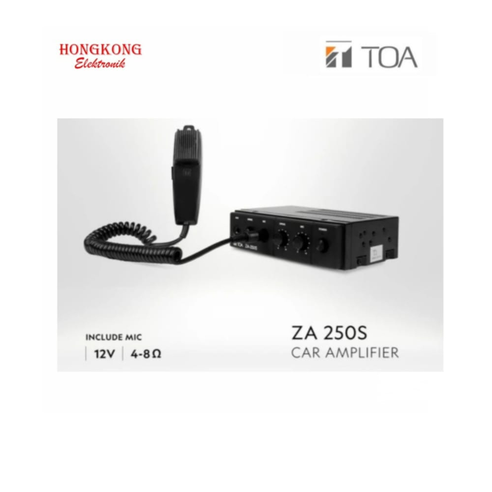 Jual TOA Car Amplifier ZA-250S Sirine Ampli ZA250S 250 S Mobil Original ...