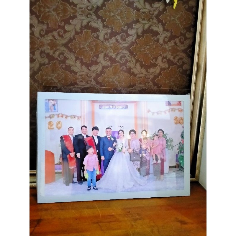 Jual Paket Cetak Foto 40x60 Cm Laminasi Bingkai 16 X 24 Inch Paket