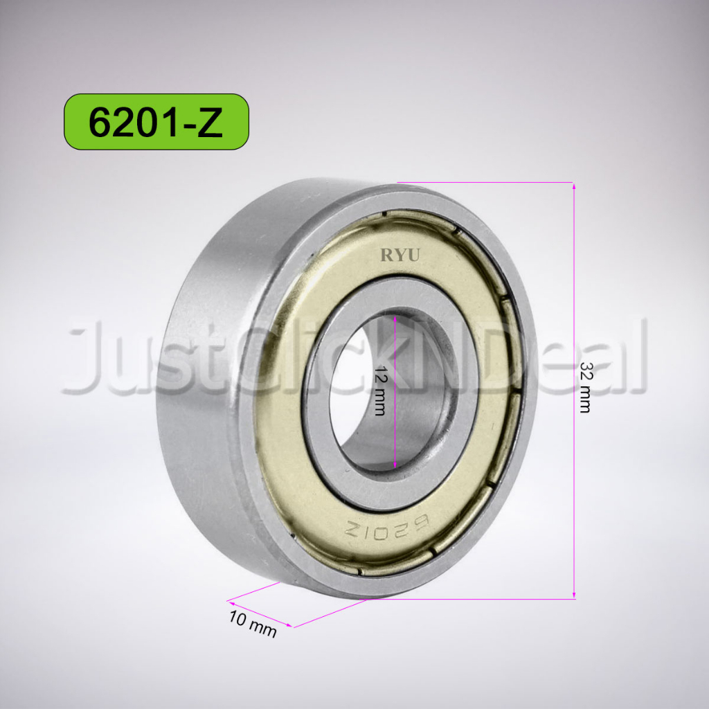 Jual RYU Bearing 607-Z 6201-Z 627-Z 629-Z Tutup Besi Lahar Laher Laker ...