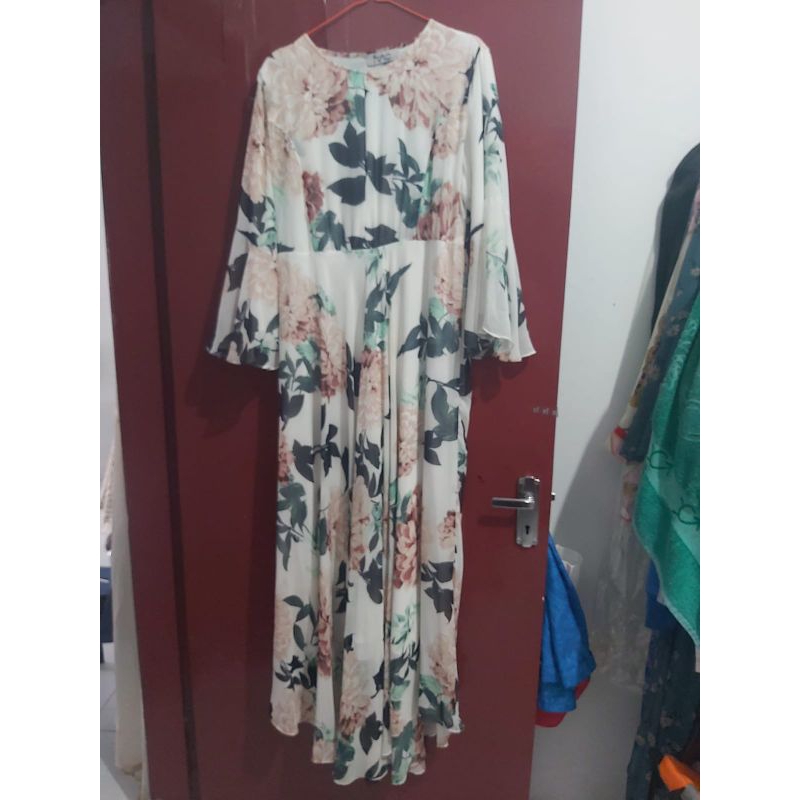 Jual Radwah dress bunga2 | Shopee Indonesia