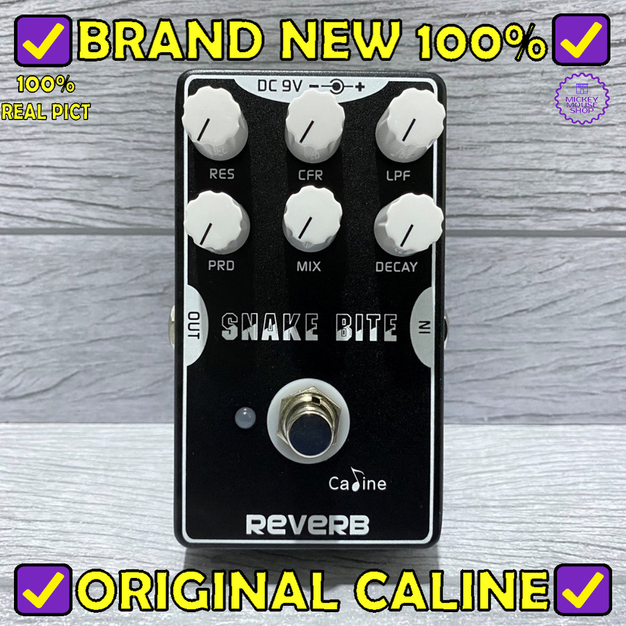 Jual Efek Gitar Caline CP-26 Snake Bite Reverb 3D Sounding Dimension Pedal | Shopee Indonesia