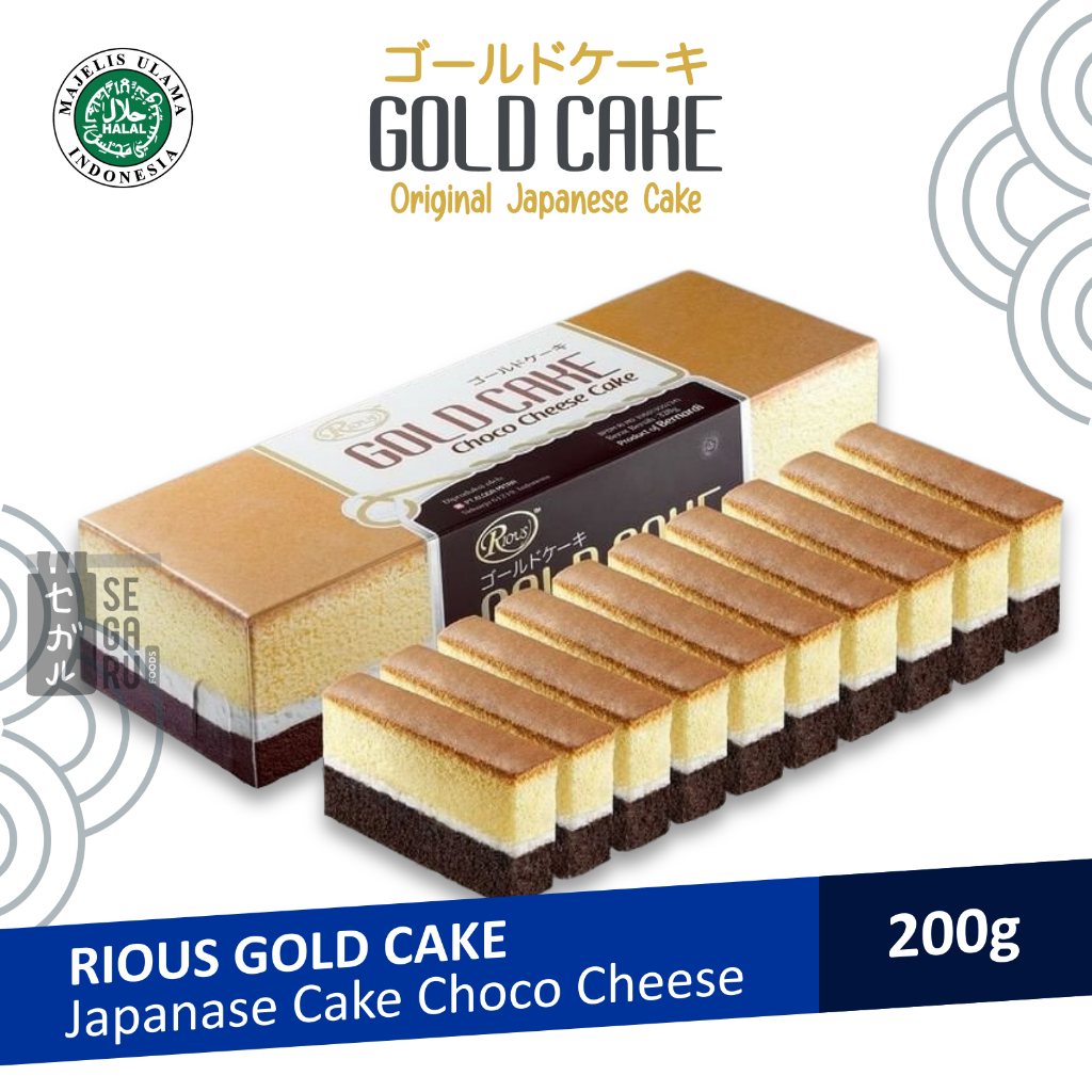 Jual RIOUS Japanese Gold Cake 200 Gram | Shopee Indonesia