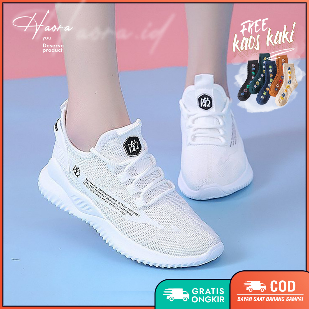 Jual Sepatu Wanita Korean Sport HRW31 | Shopee Indonesia