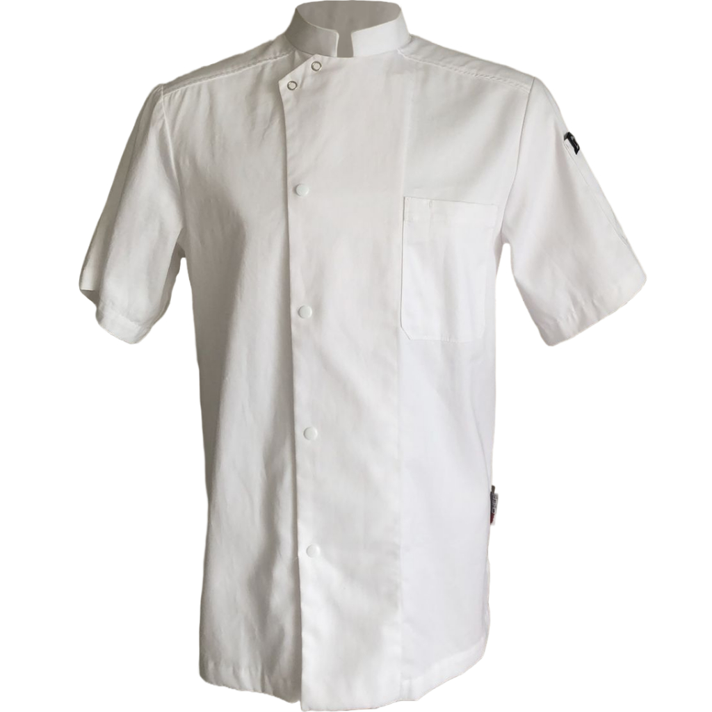 Jual MUCHEF Chef Jacket / Baju Koki Malibu White | Shopee Indonesia