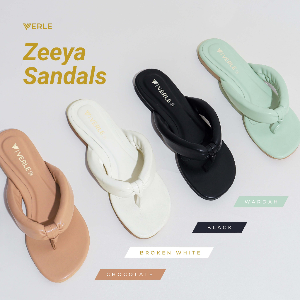 Jual Sandal Sendal Wanita Terbaru 2023 Kekinian Modern Kulit Sintetis ...