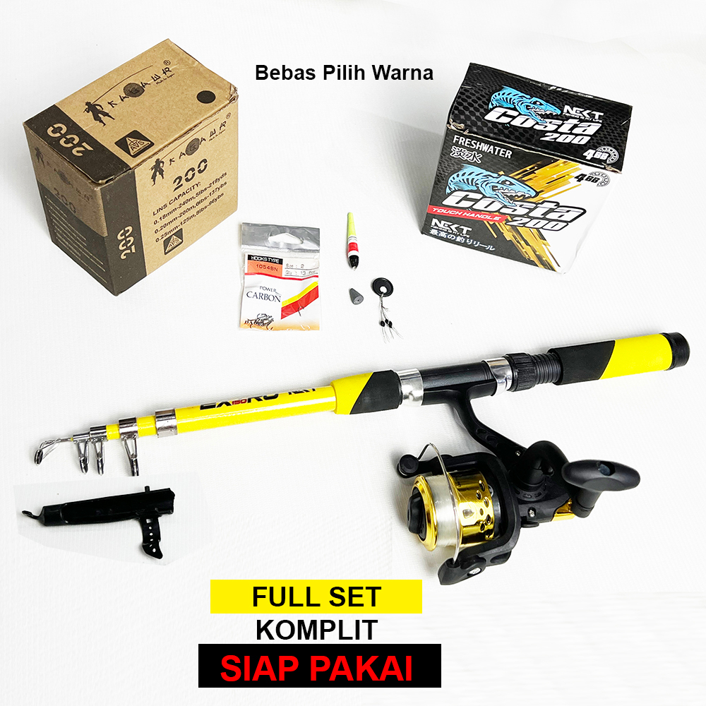 Jual 1 Set Kagawa 5BB + Joran Xtro BAR-BAR 150Cm BISA PILIH WARNA | Shopee Indonesia
