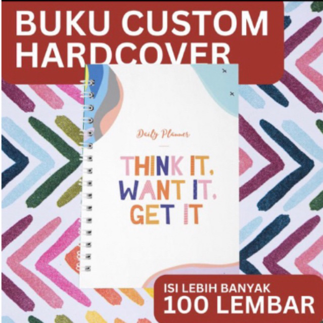 Jual Notebook Custom isi 100 Lembar Jilid Spiral | Shopee Indonesia