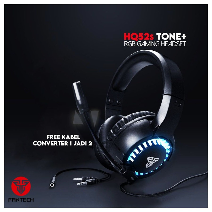 Jual Headset Gaming Fantech HQ-52S Tone | Shopee Indonesia