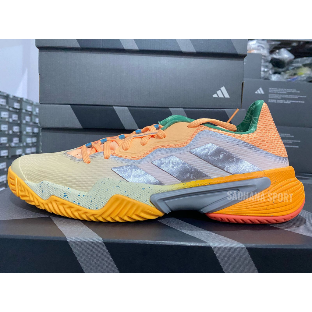 Jual Sepatu Tenis Adidas Barricade M 2023 Putih Kuning | Shopee Indonesia