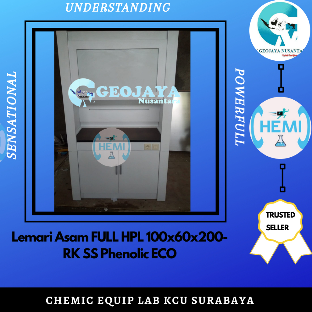 Jual Lemari Asam FULL HPL 100x60x200-RK SS Phenolic ECO | Shopee Indonesia