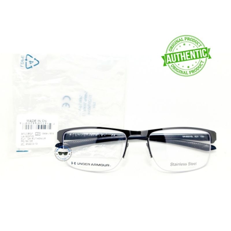 Jual FRAME KACAMATA UNDER ARMOUR Original UA 5037/G UA5037/G KJ1 55-18 ...