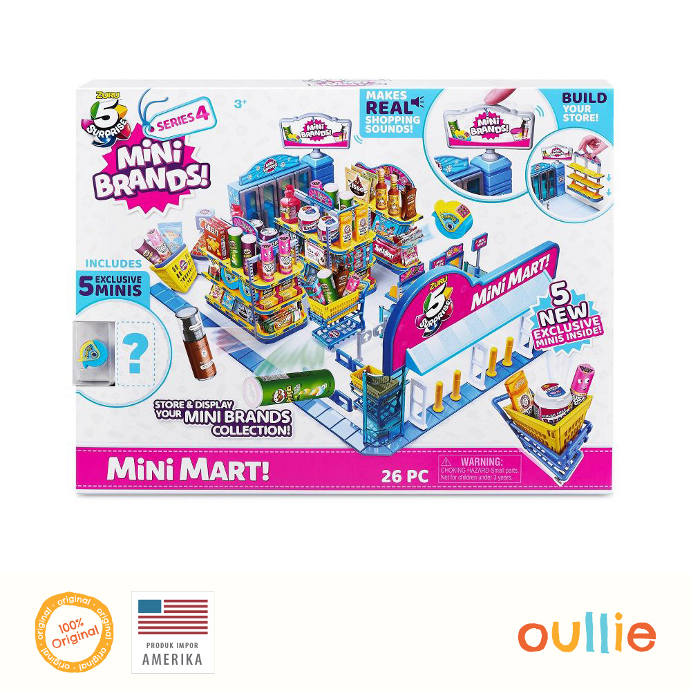 Jual 5 Surprise Mini Brands Mini Mart Series 4 | Shopee Indonesia