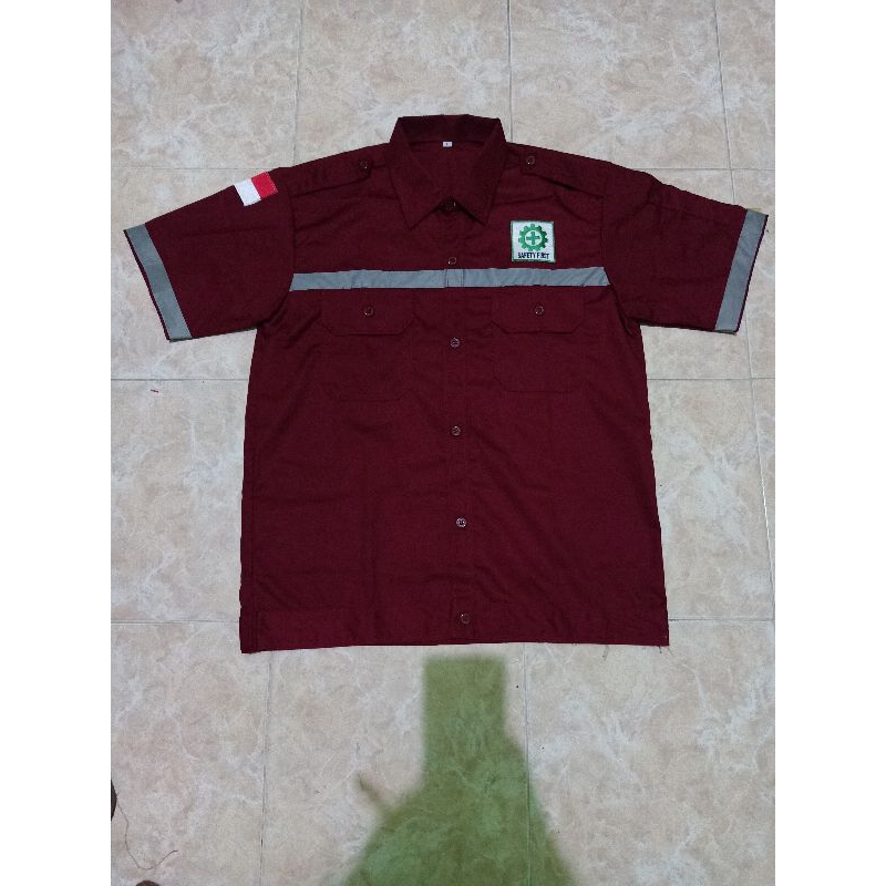Jual baju seragam kerja katelpak wearepack setelan lengan pendek safety ...