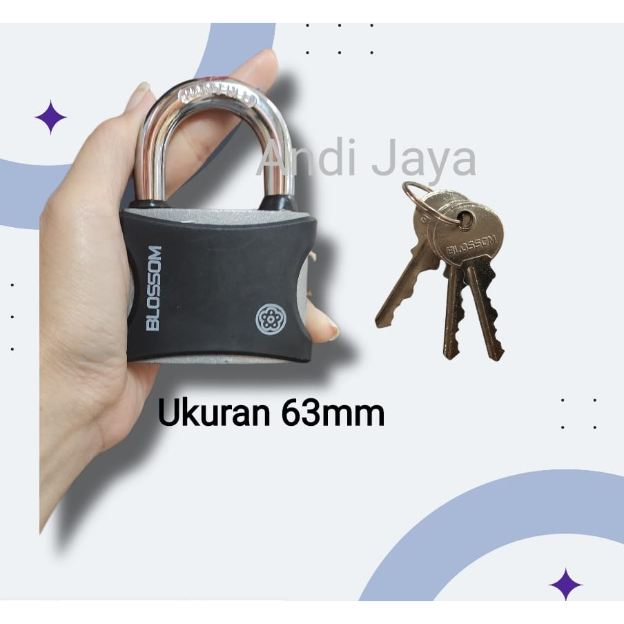 Jual Gembok Pagar besar 63mm Blossom | Shopee Indonesia