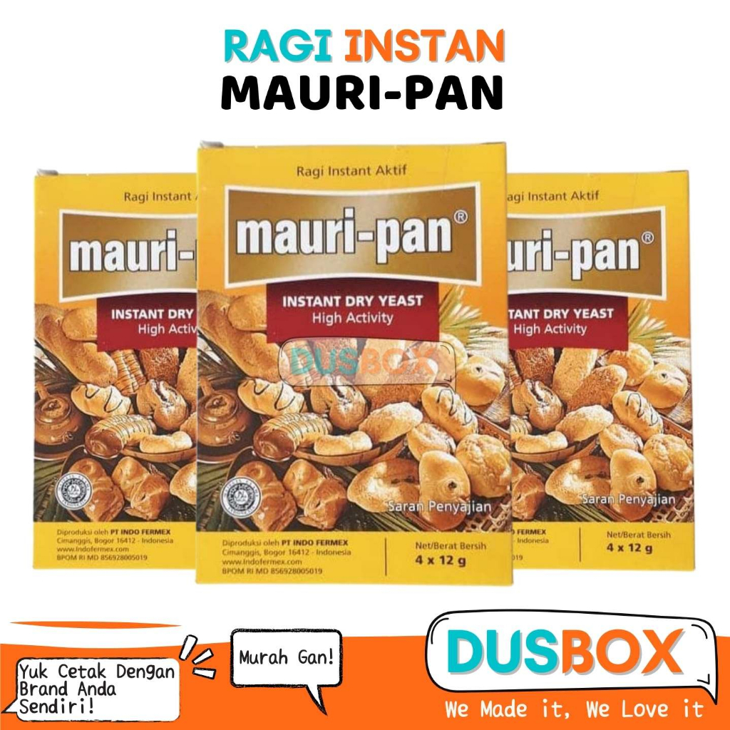 Jual Mauripan Ragi Instan Sachet / Ragi Mauripan / Ragi sachet | Shopee ...