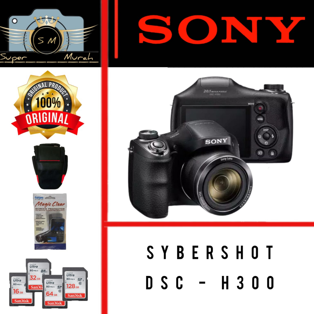 Jual Sony CYBER-SHOOT DSC-H300 Digital Camera / Sony DSC-H300 - KAMERA ...