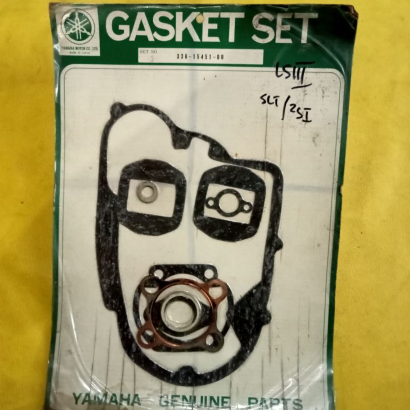 Jual paking perpak gasket ful set Yamaha rs100 RS 100 Ls3 original nos | Shopee Indonesia