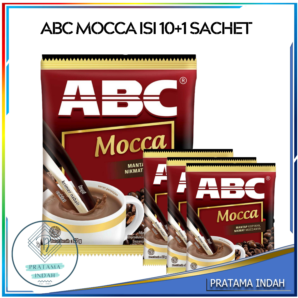 Jual KOPI ABC MOCCA RENCENG 10 SACHET 27 GR - GROSIR & ECERAN | Shopee ...