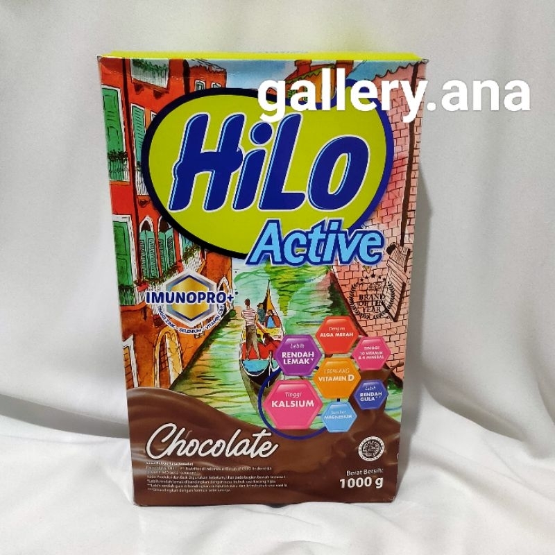Jual HiLo Teen Active Gold Chocolate Vanila 1000 gram / 750gram ...