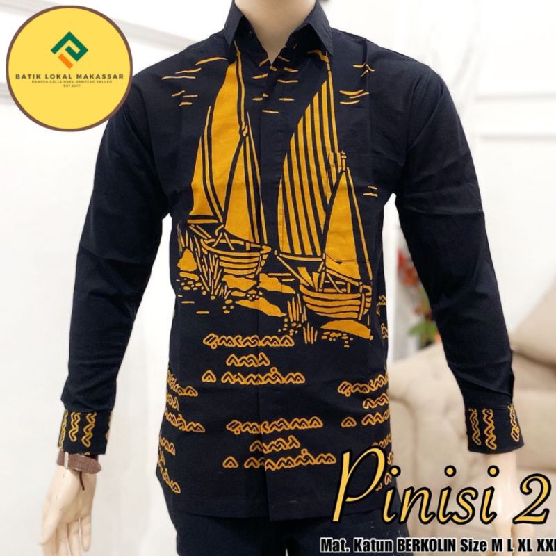 Jual Batik Phinisi Lontara - Batik Lontara Makassar | Shopee Indonesia