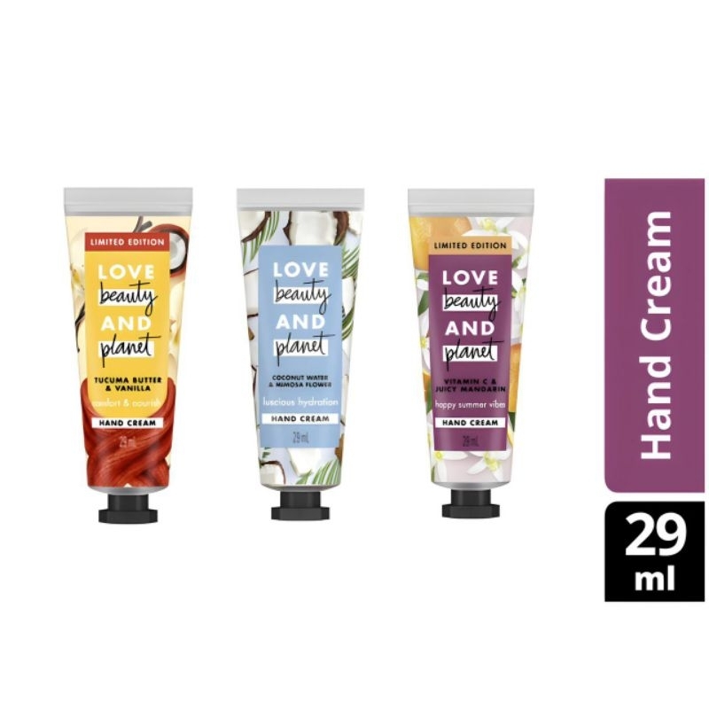 Jual Love Beauty & Planet Vegan Hand Cream 29 ml - LBP Luscious ...
