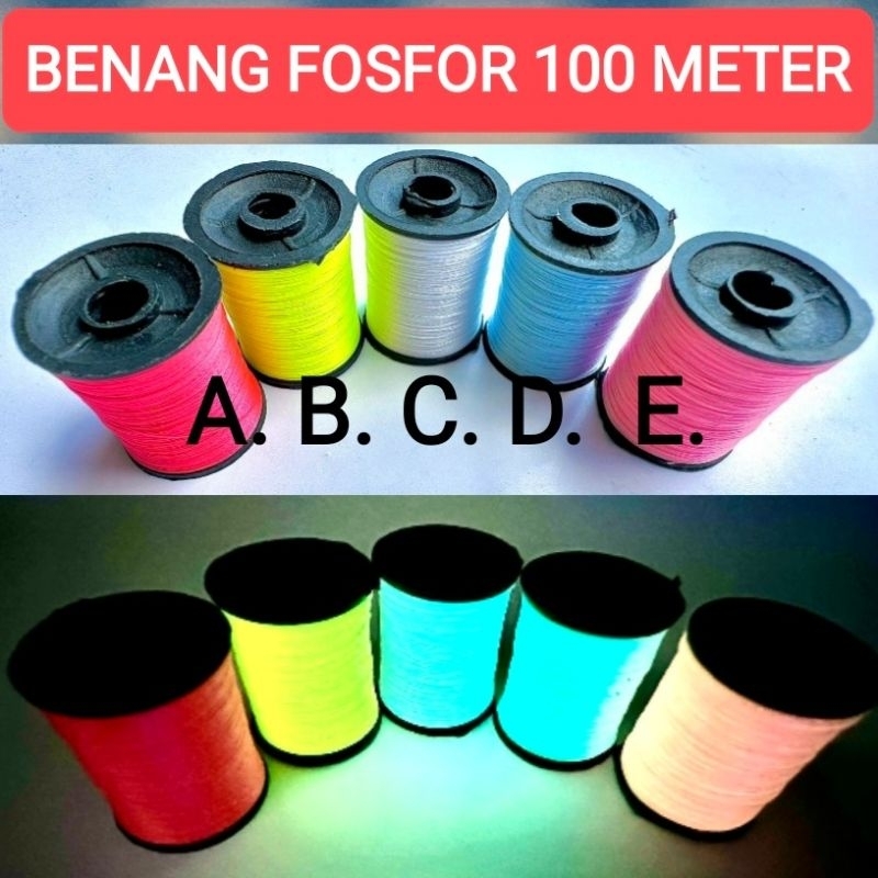 Jual Benang GID / Benang Menyala Dalam Gelap / Tying Thread / Benang ...