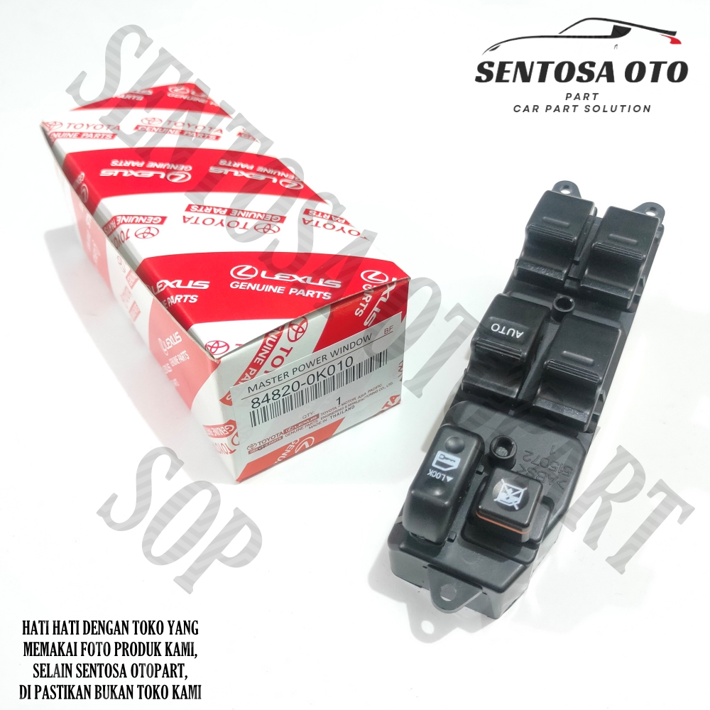 Jual Switch Saklar Power Window Innova Fortuner Hilux 2004 2005 2006 ...