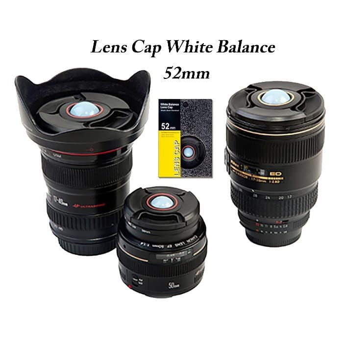 Jual Lens Cap White Balance 52mm | Shopee Indonesia