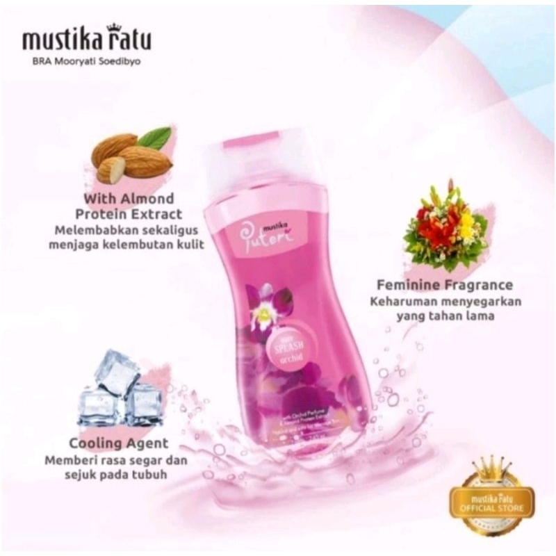 Jual Mustika Ratu Putri Body Splash Parfum Colonge 245Ml | Shopee Indonesia