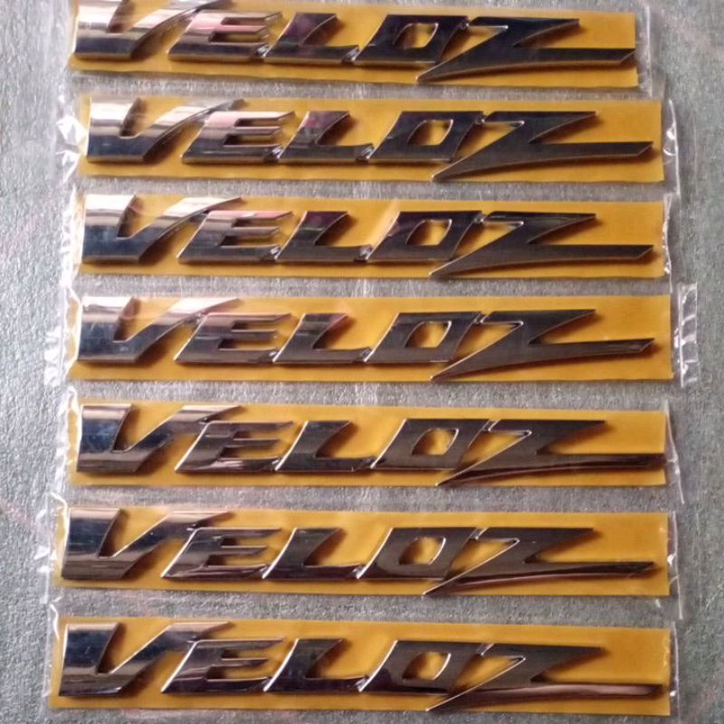Jual Emblem logo tulisan veloz original | Shopee Indonesia