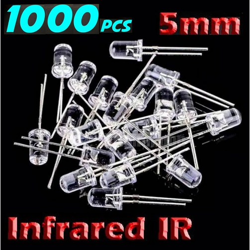 Jual GROSIR 1000pcs 1 Kantong Led 5mm IR Infrared Pemancar Sinar Cahaya ...