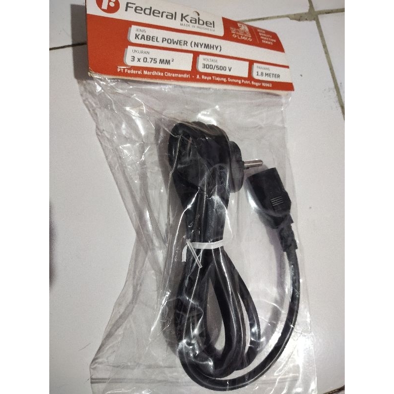 Jual kabel AC POWER federal | Shopee Indonesia