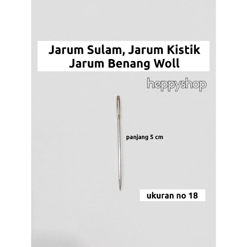 Jual Jarum Sulam, Jarum Kistik, Jarum Benang Woll | Shopee Indonesia