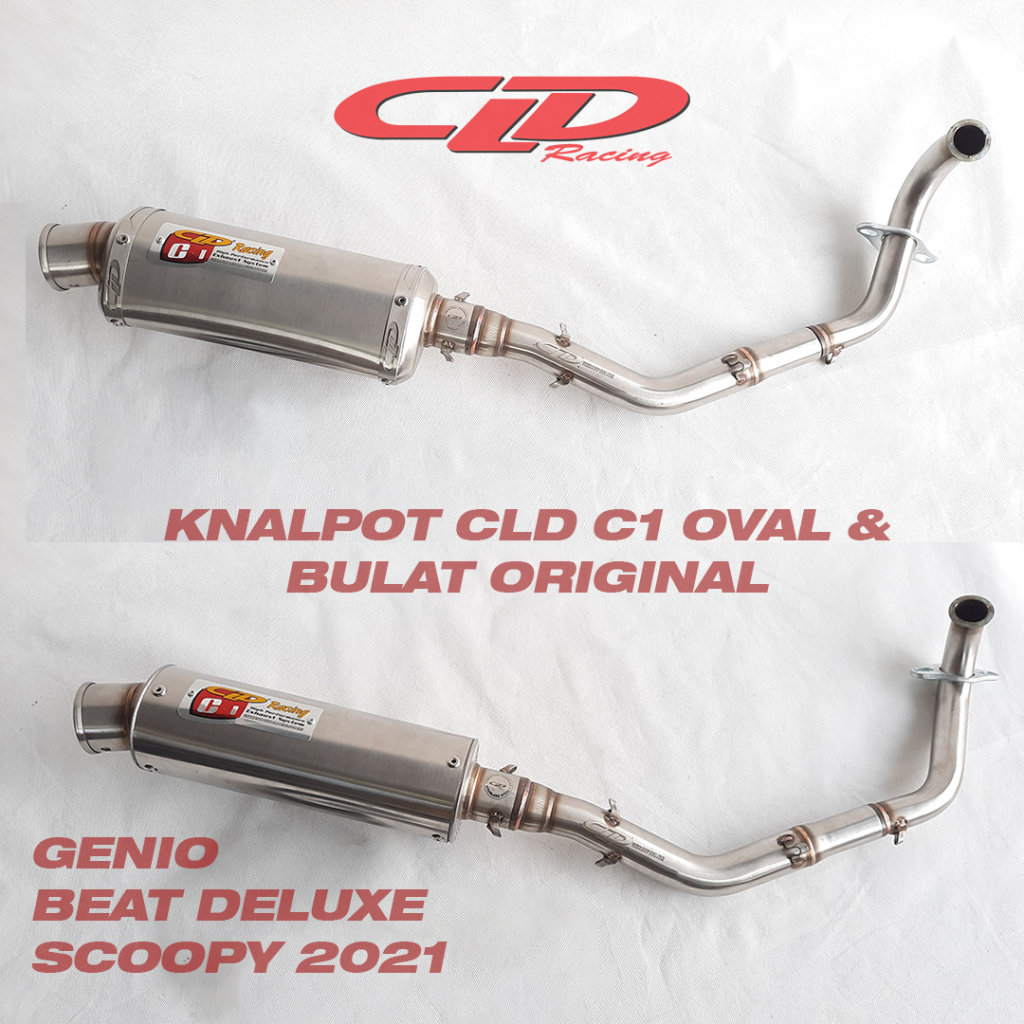 Jual KNALPOT CLD RACING TYPE C1 BULAT & OVAL GENIO / ALL NEW BEAT 2020 / BEAT DELUXE PIPA ...