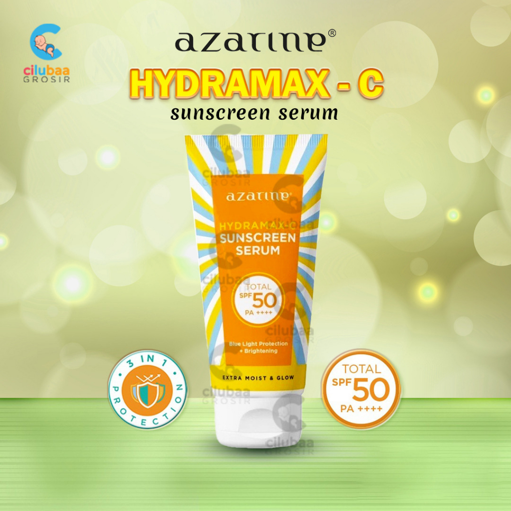 Jual AZARINE Hydramax-C Sunscreen Serum SPF50 PA++ 40ML | Shopee Indonesia