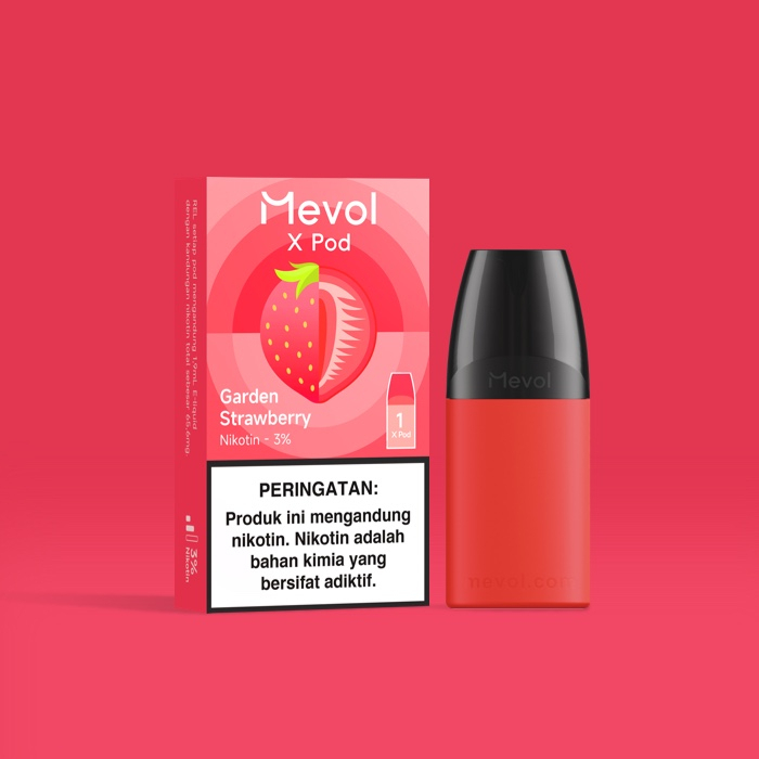 Jual Mevol Pod - Garden Strawberry (Isi 1 Pod) | Shopee Indonesia