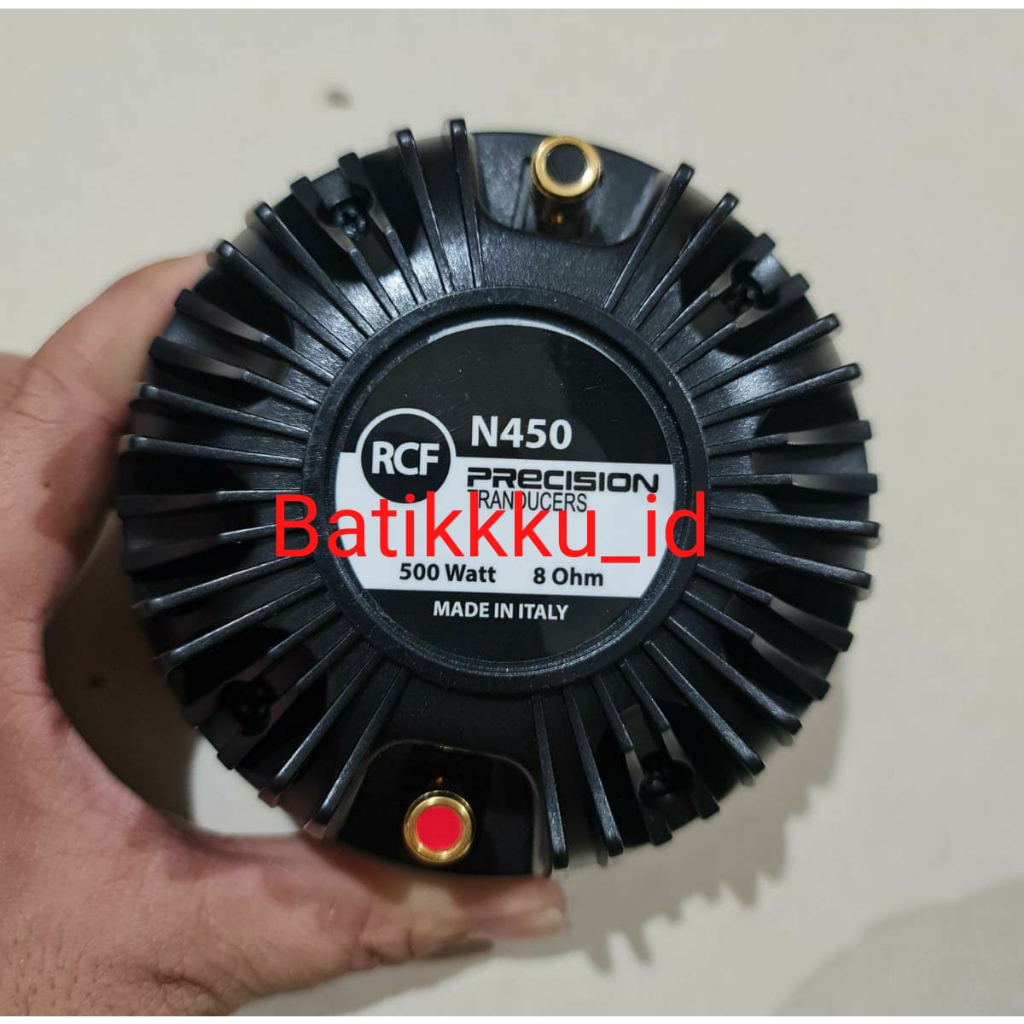 Jual TWEETER DRIVER RCF N450 N 450 500 Watt SPECIAL BLACK EDITION DRAT ...