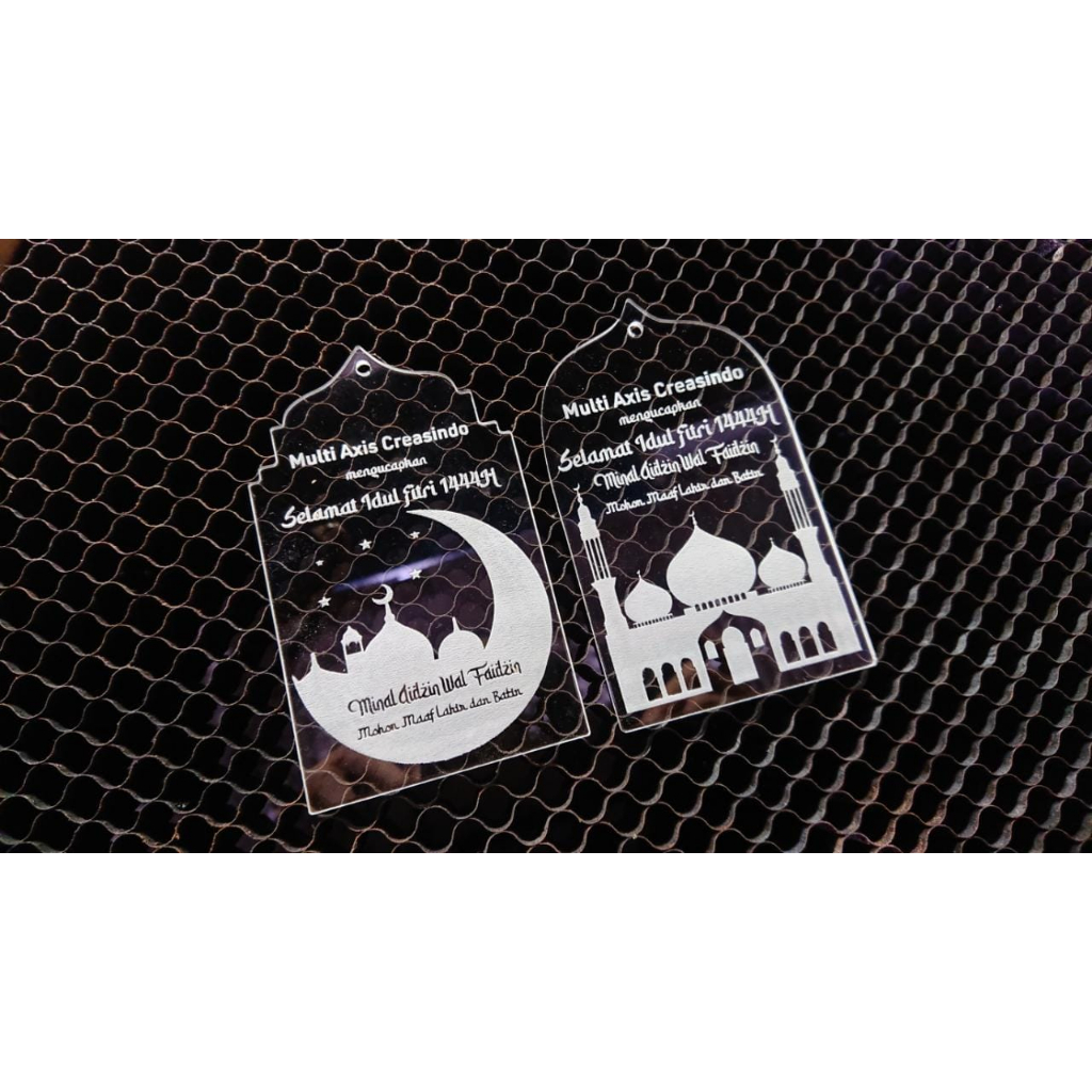 Jual Hang Tag Akrilik Selamat Hari Raya Idul Fitri | Shopee Indonesia