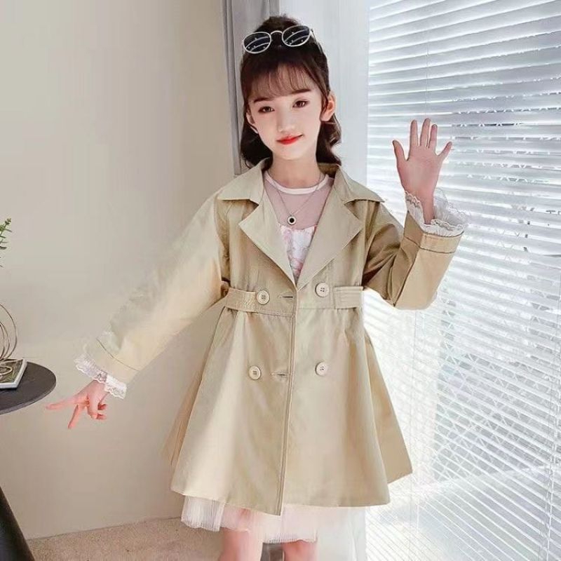 Jual AC Coat Renda Lucu (Size130 cream) | Shopee Indonesia