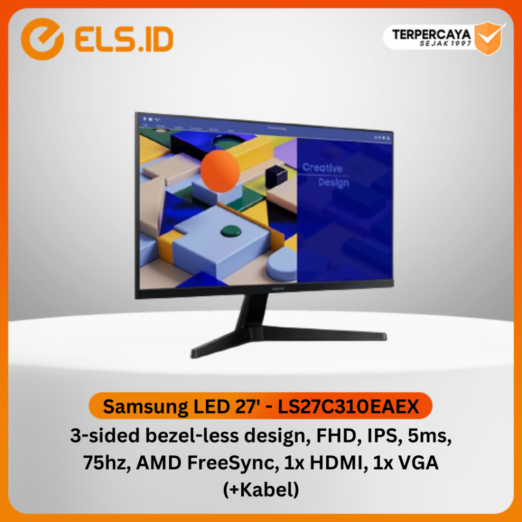 Jual Monitor Samsung LED 27' - LS27C310EAEX | Shopee Indonesia