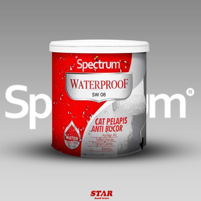 Jual Spectrum Cat Pelapis Anti Bocor 1 Kg Warna Tua SW08 Waterproofing ...