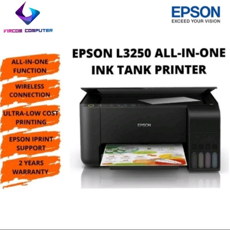 Jual Printer Epson L3250 Print Scan Copy Wifi | Shopee Indonesia