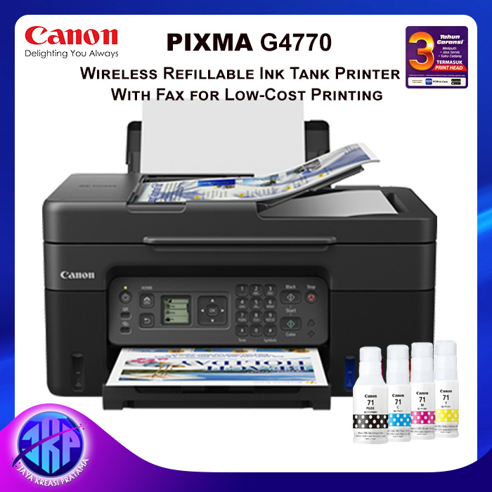 Jual Canon PIXMA G4770 All In One Wireless Ink Tank Printer with ADF ...