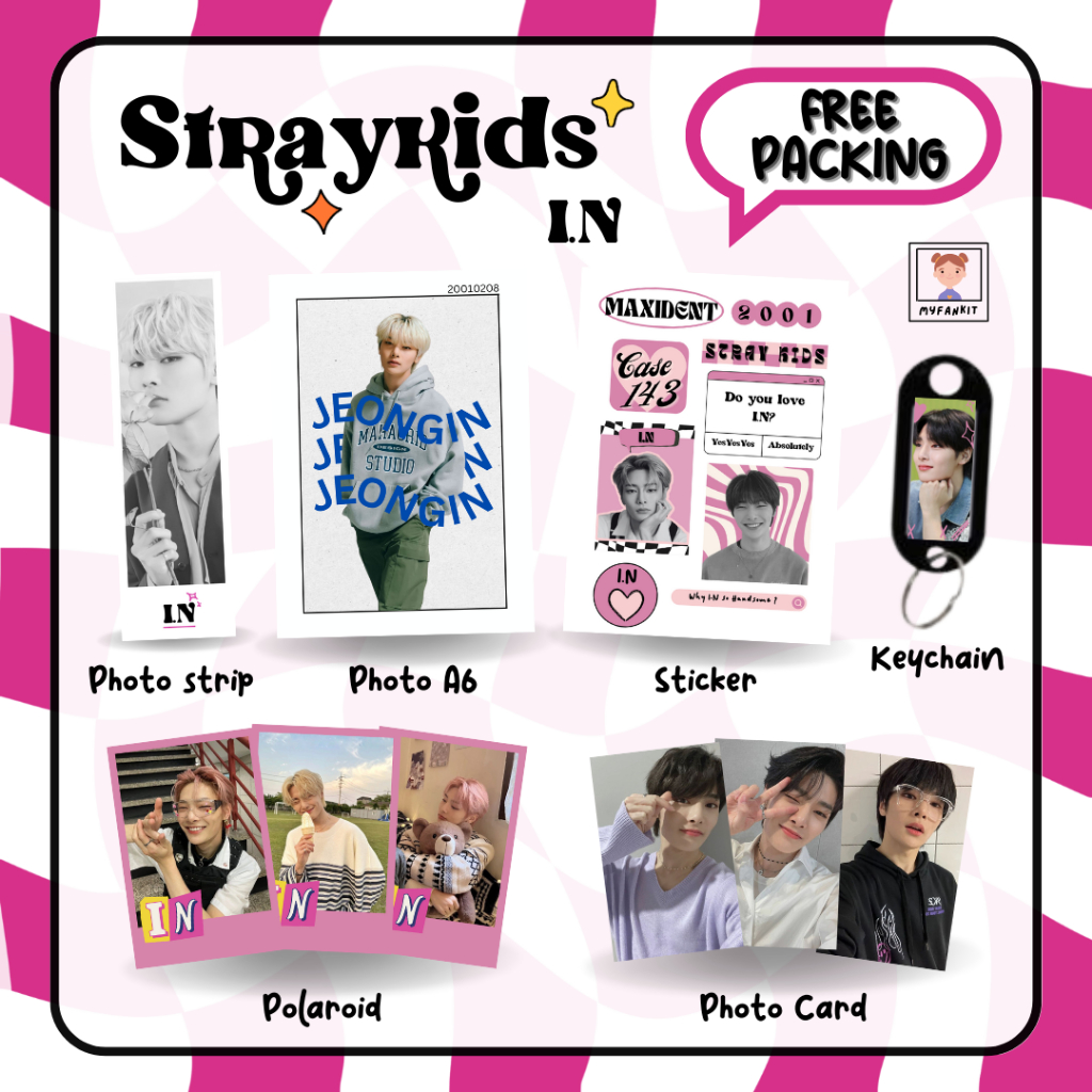 Jual MINI FANKIT STRAYKIDS / FREEBIES KONSER / GIFT BOX KPOP / HAMPERS ...