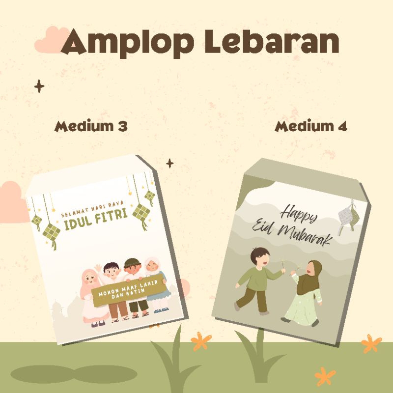Jual [10Pcs] AMPLOP LEBARAN UNIK DAN LUCU / AMPLOP LUCU / AMPLOP ...